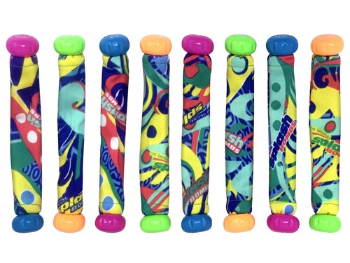 Fabric Splash Bombs Dizzy Dive Sticks Pool Toy - 8 Pack Dive Stick Set ...