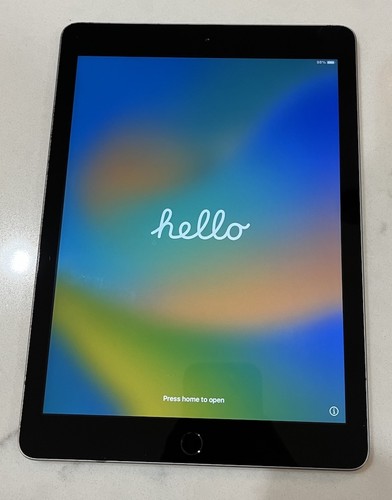 Apple iPad (5th Generation) A1822 128 GB, Wi-Fi, With Case Bundle | eBay