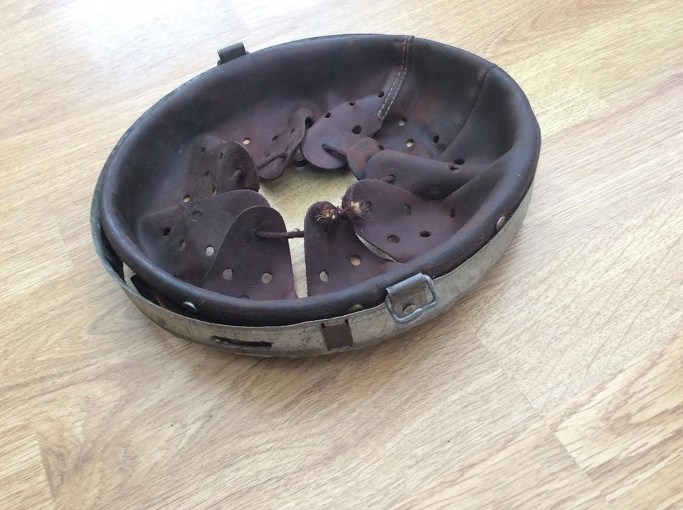 WW2 German Helmet Liner. Large size for size 68 shell | eBay UK
