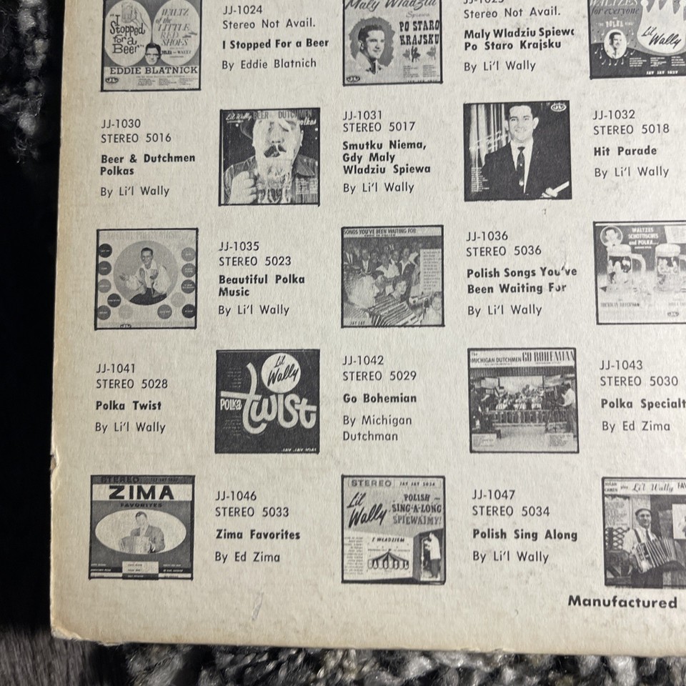 A Polka Christmas With Li’l Wally LP Jay Jay 5080 Stereo Polish ...