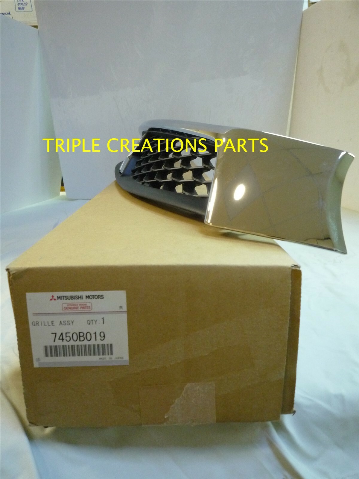 7450B019 Grille Radiator Genuine Mitsubishi OEM | eBay