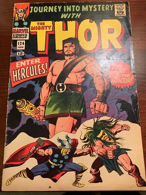 Journey Into Mystery #124 Thor 1966 Marvel Comics 1st Queen Ula 2nd ...