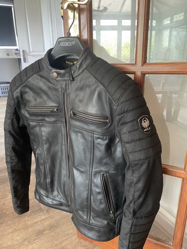 Merlin Ridge Leather Motorcycle Lightweight Riding D30 Protection ...