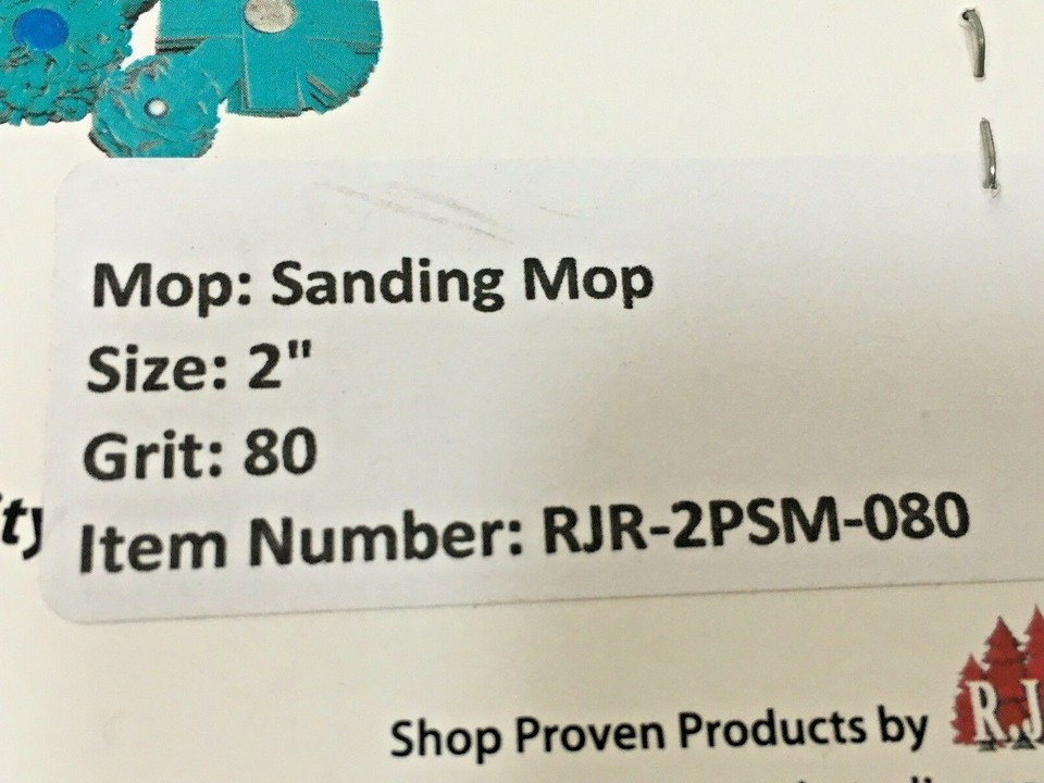 2-SAND-FLEE SANDING Mop Wheel Sanding 220 & 80 | eBay