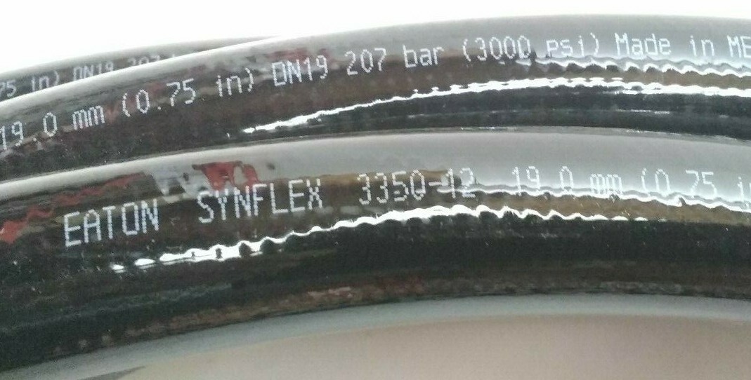 Eaton Synflex Constant Pressure Hose 3350-12 3/4" 3000psi. 27.5 ft. Qty ...