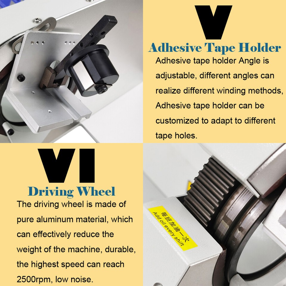 Automatic Insulation Tape Winding Machine Handheld Wire Harness Tape ...