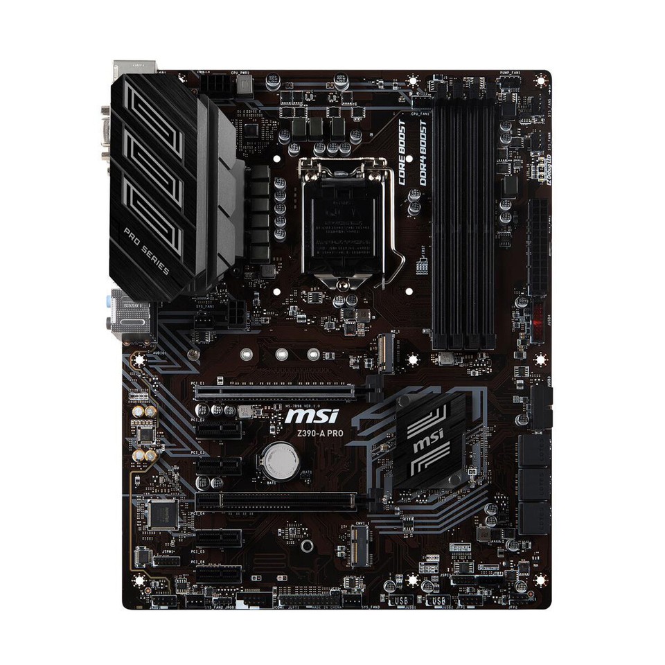 MSI Z390-A PRO LGA 1151 DDR4 300 Series Intel Z390 SATA 6Gb/s ATX ...