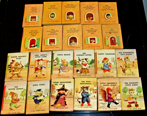 VINTAGE MINIATURE GOLDEN BOOKS LOT OF 22 1948-1950 | eBay
