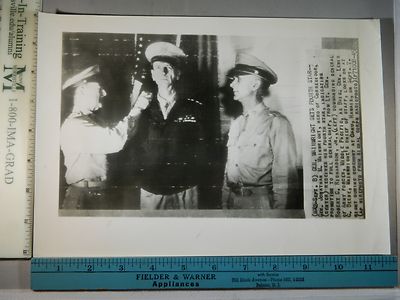 Rare Historical Original VTG Gen Jonathan M Wainwright Gets Star WWII ...