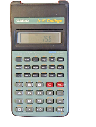Casio Fx-92 College Scientific Calculator | eBay