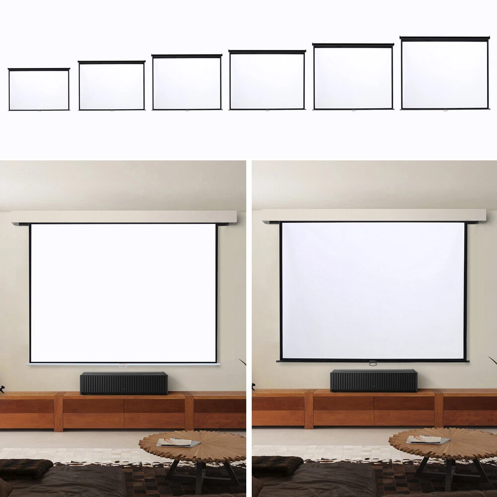 Best Way To Hang Projector Screen From Ceiling | Shelly Lighting