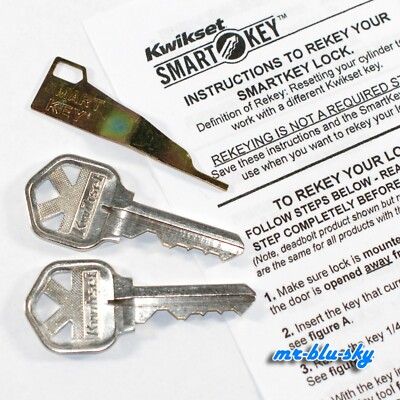 Kwikset Smart Key Rekey Kit ~ Rekey Tool ~ 2 Keys ~ With Instructions ...
