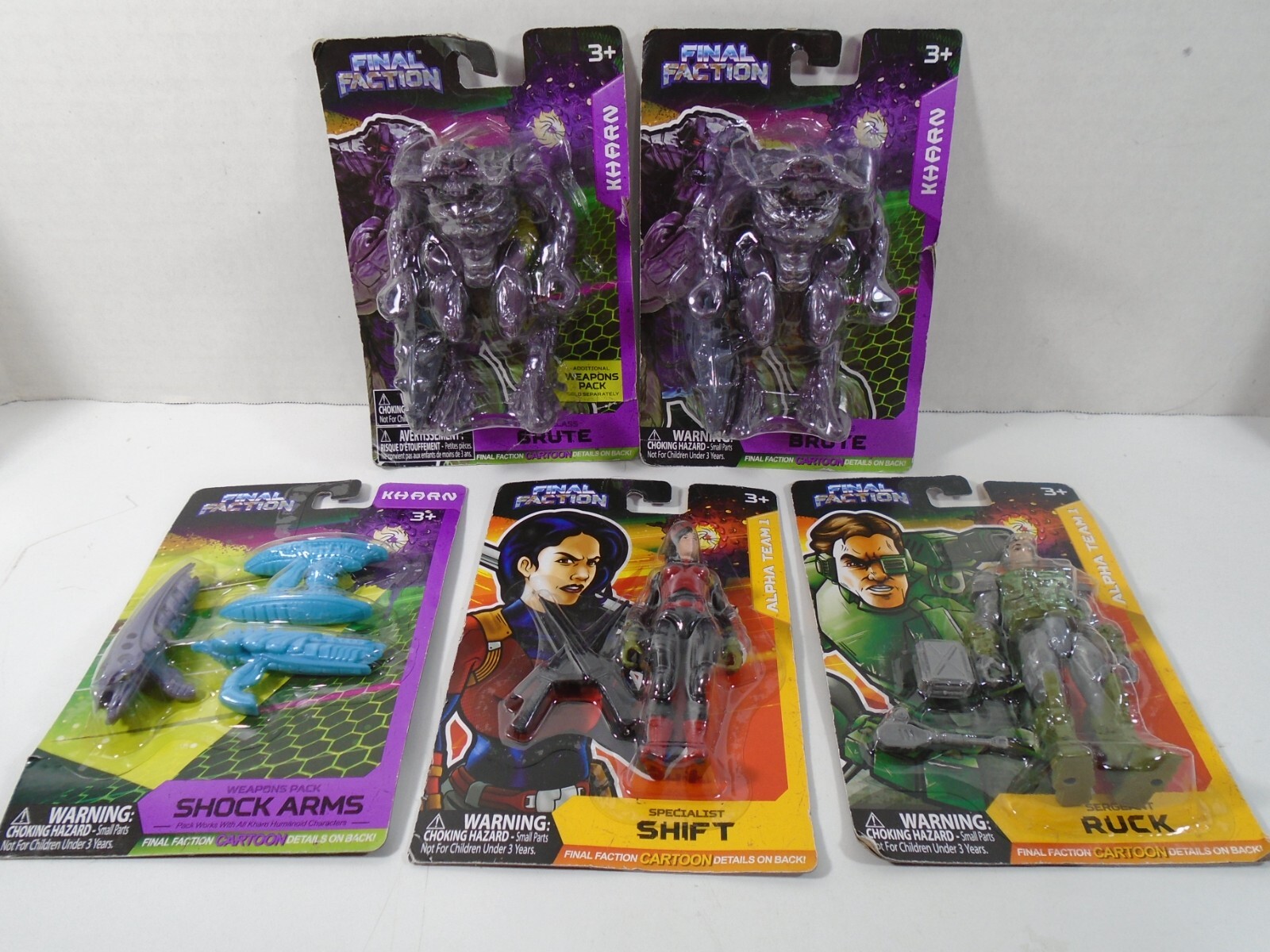 LOT OF 5--FINAL FACTION FIGURES (NEW) | eBay