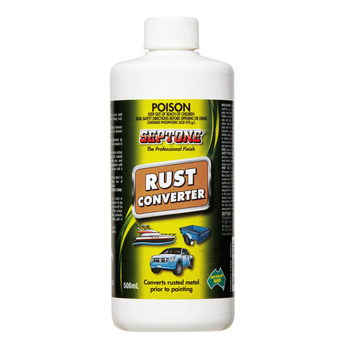 SEPTONE Industrial Rust Converter 500ml Pre Paint Rust Treatment | eBay