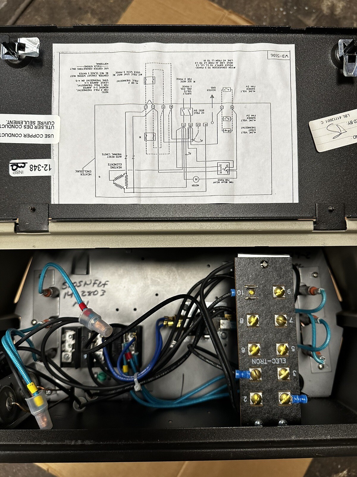 MARKEL Taskmaster 5105NF2F Fan Forced Electric Unit Heater | eBay