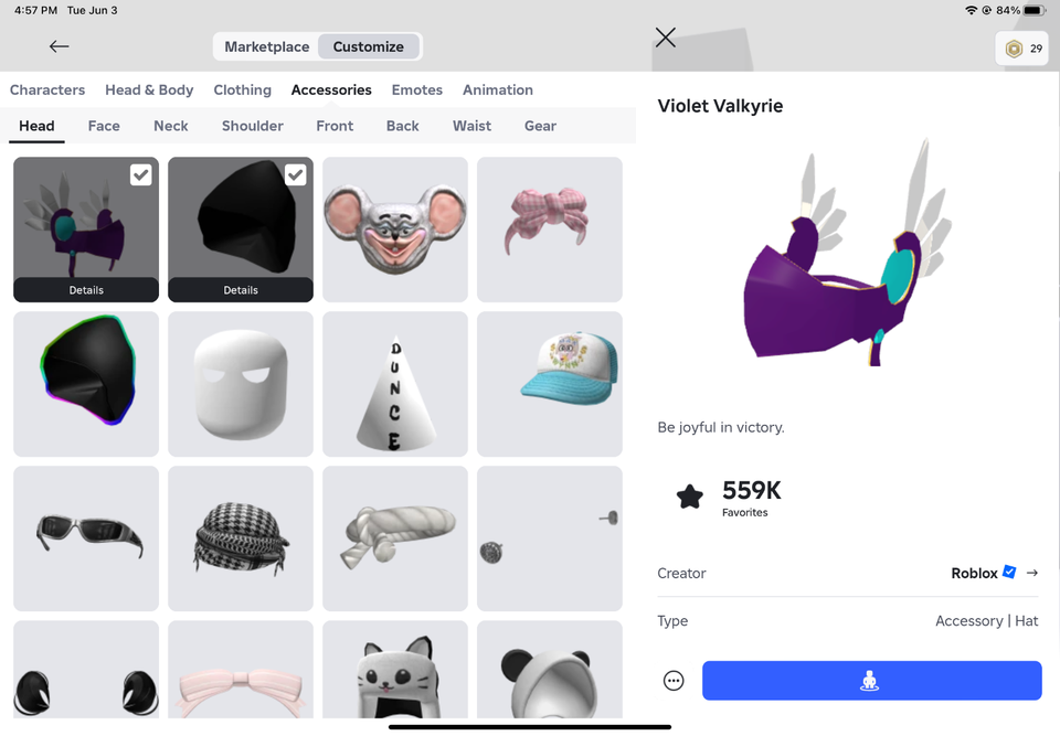 Roblox Account With (REAL) Violet Valk And Korblox along with 223K on ...