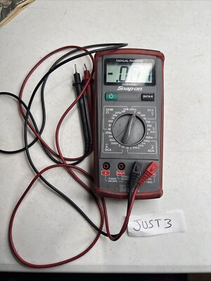 Snap-On EEDM503D Manual Ranging Digital Multimeter With Leads | eBay