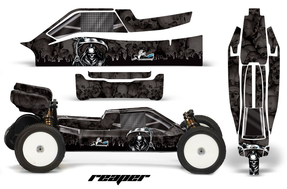 AMR Proline Bulldog Kyosho RB6 Buggy RC Prol-line Graphic Decal Kit 1/ ...