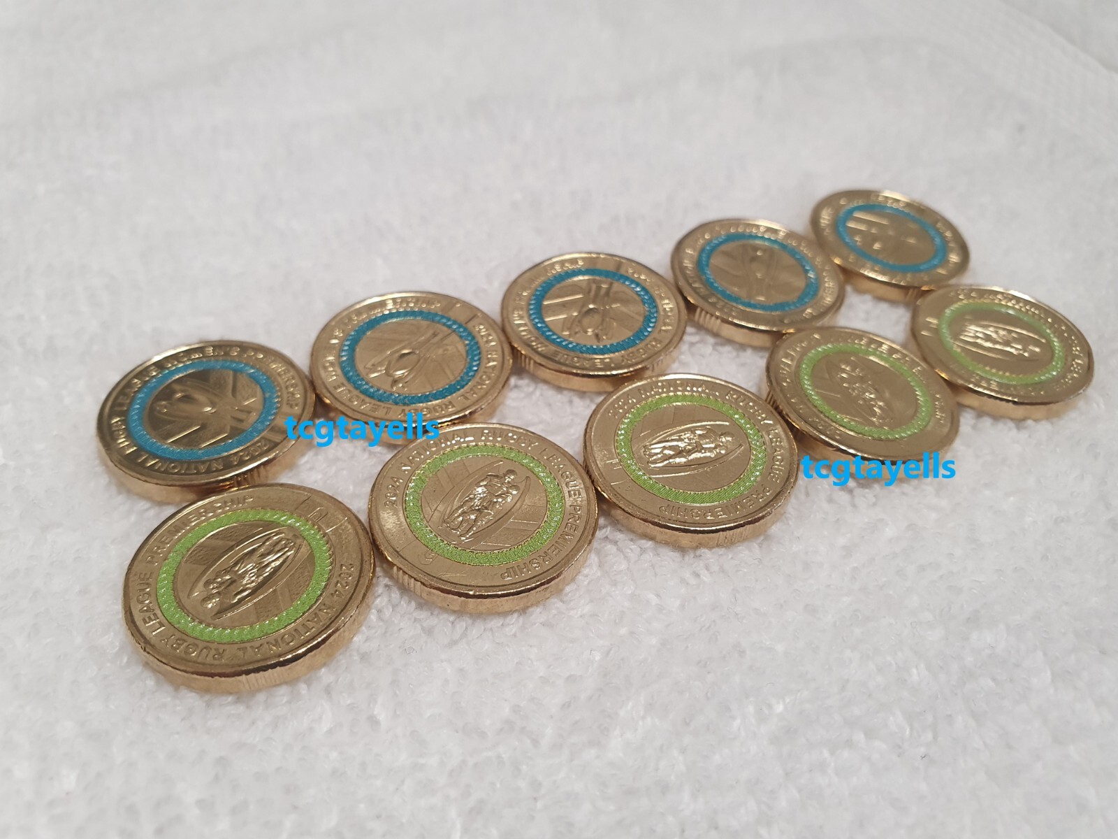 2024 Rugby League Set Men's Women's NRL NRLW Coin $2 Two Dollar ...