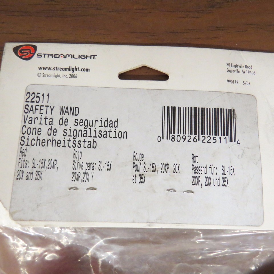 Lot 3 Streamlight Red Wand FITS SL-15X,SL-20X,SL-20XP,LED AND SL-35X P ...