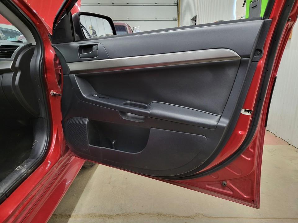 2014 MITSUBISHI LANCER PASSENGER RIGHT FRONT DOOR ASSY RALLY RED PAINT ...