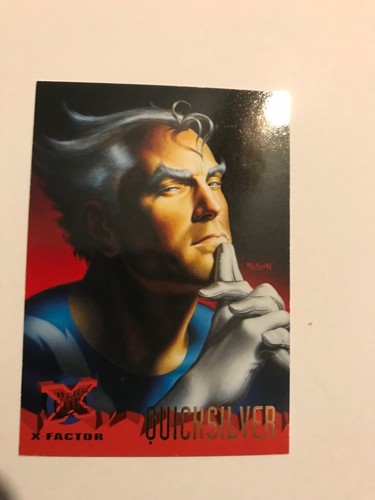 QUICKSILVER #109 card : 1995 Fleer Ultra X-Men Marvel Comics, NM ...