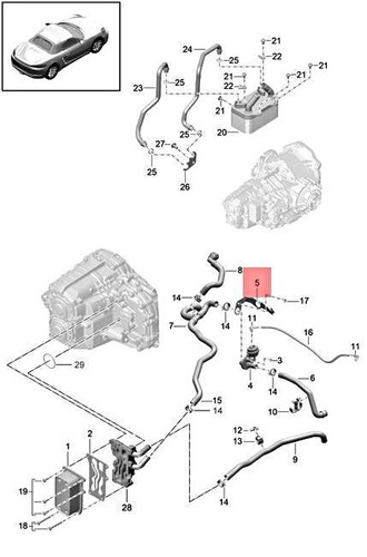 Genuine PORSCHE 718 Boxster Cayman 982 Bracket 9G230740904 | eBay