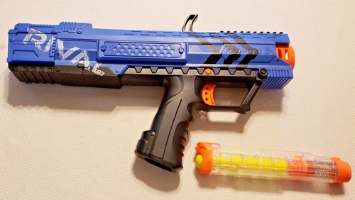 HASBRO NERF RIVAL APOLLO XV-700 TEAM BLUE SPRING ACTION TOY GUN | eBay