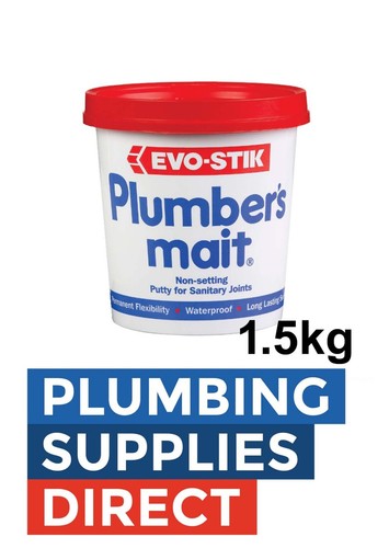 * Evo-Stik - Plumbers Mait Non Setting Putty For Sanitary Joints 750g ...