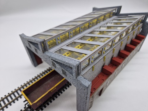 Modelux OO Gauge 'Harborough' 2 Lane Engine Shed Kit | eBay