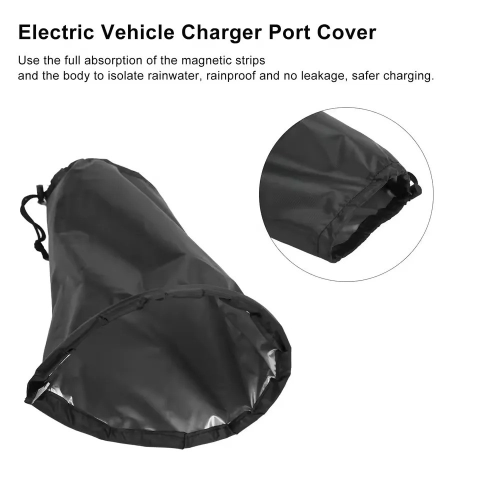 Electric Vehicle Charging Cover EV Waterproof Car Charger Port Magnet ...