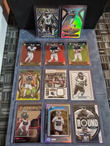 Philadelphia Eagles (11) card team lot!! Numbered cards, rookies ...
