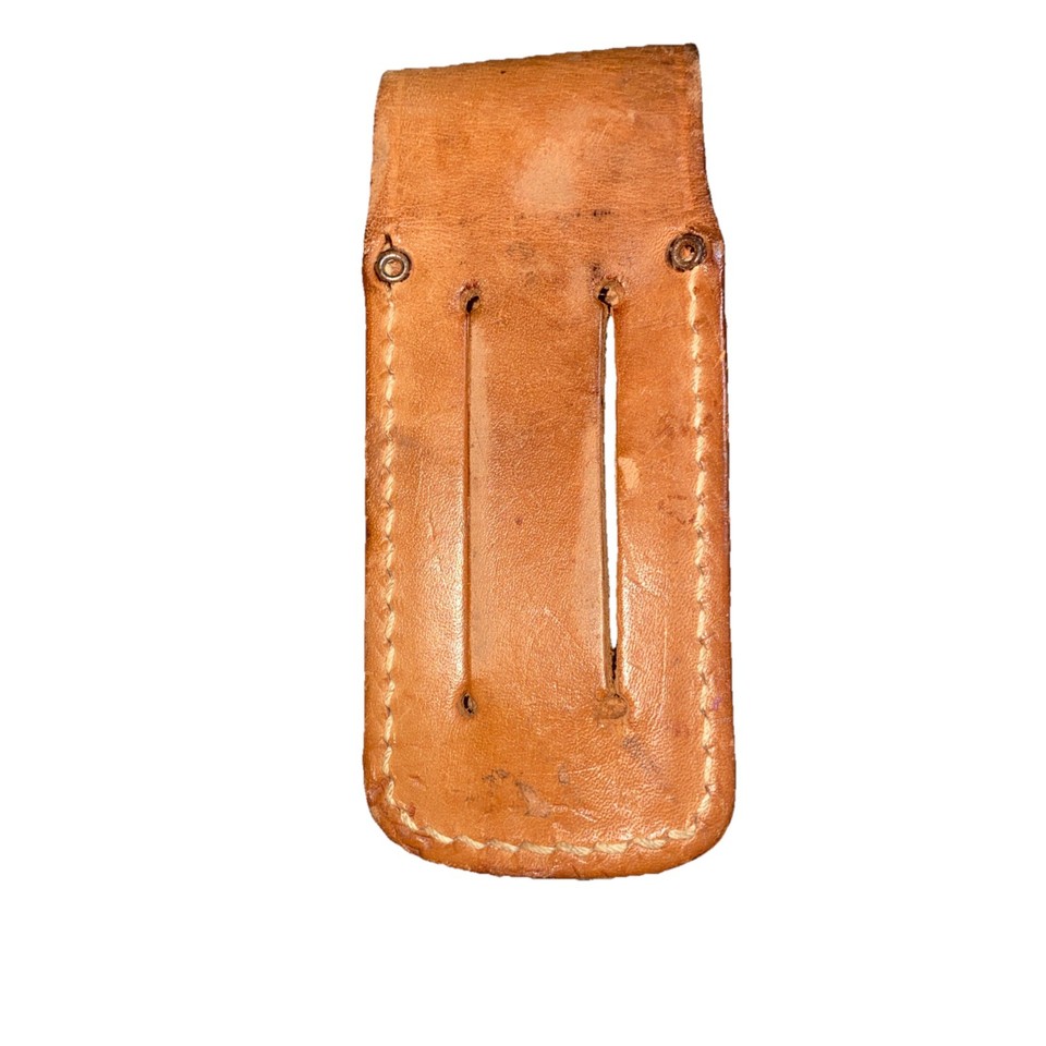 VINTAGE BOKER TREE BRAND KNIFE Leather Sheath Only USED TAKE A 5" INCH ...