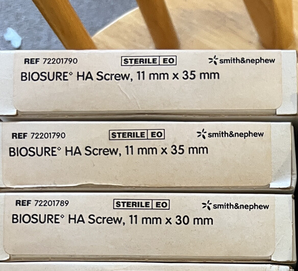 SMITH & NEPHEW 72201790 BIOSURE*-HA 11mm x 35mm, Sterile, | eBay