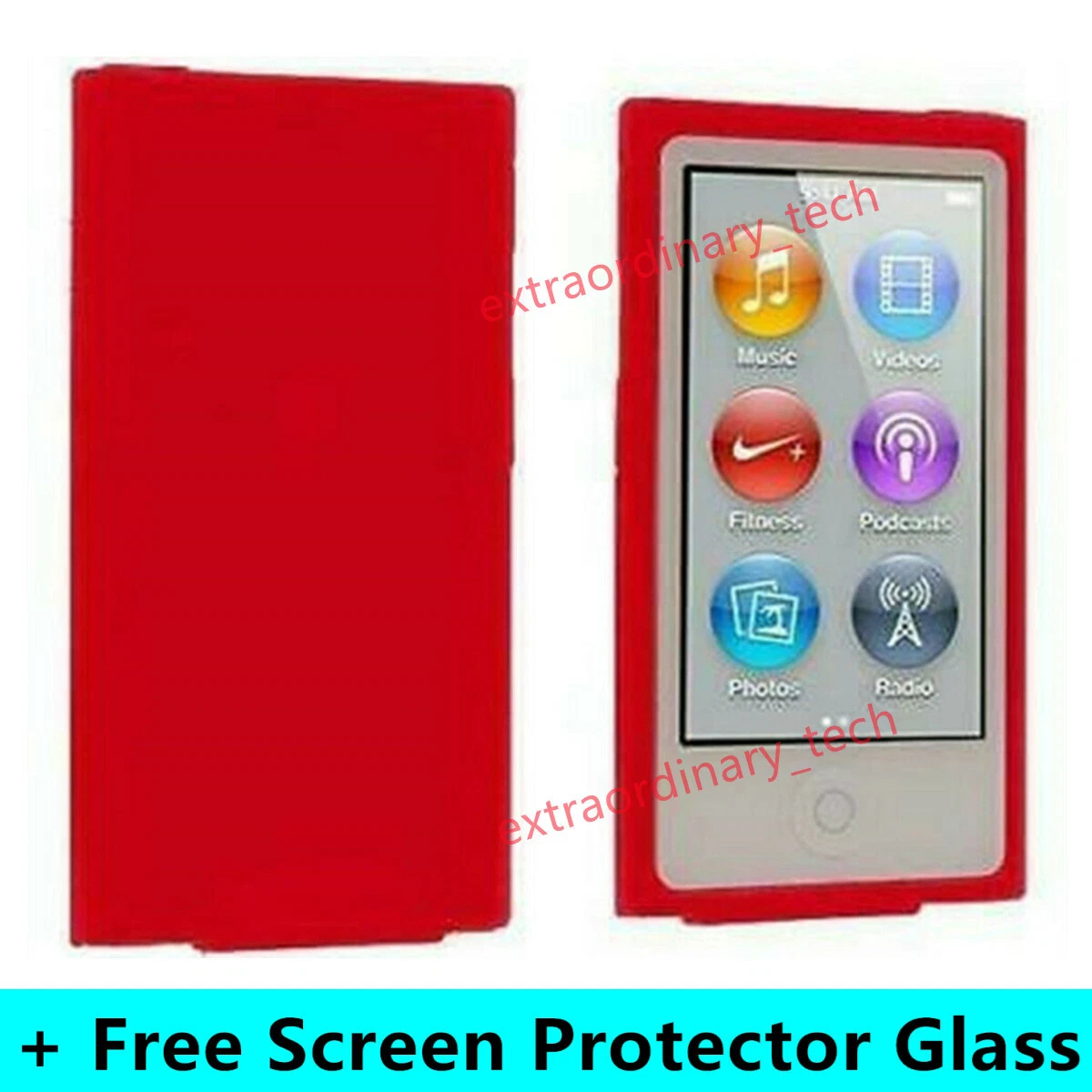 Ipod Nano 7th Generation Red Case