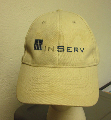 INSERV logo baseball hat Integrated Service embroidery In-Serv oil ...
