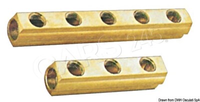 Osculati 4-way linear manifold 1" x 1/2" | eBay UK