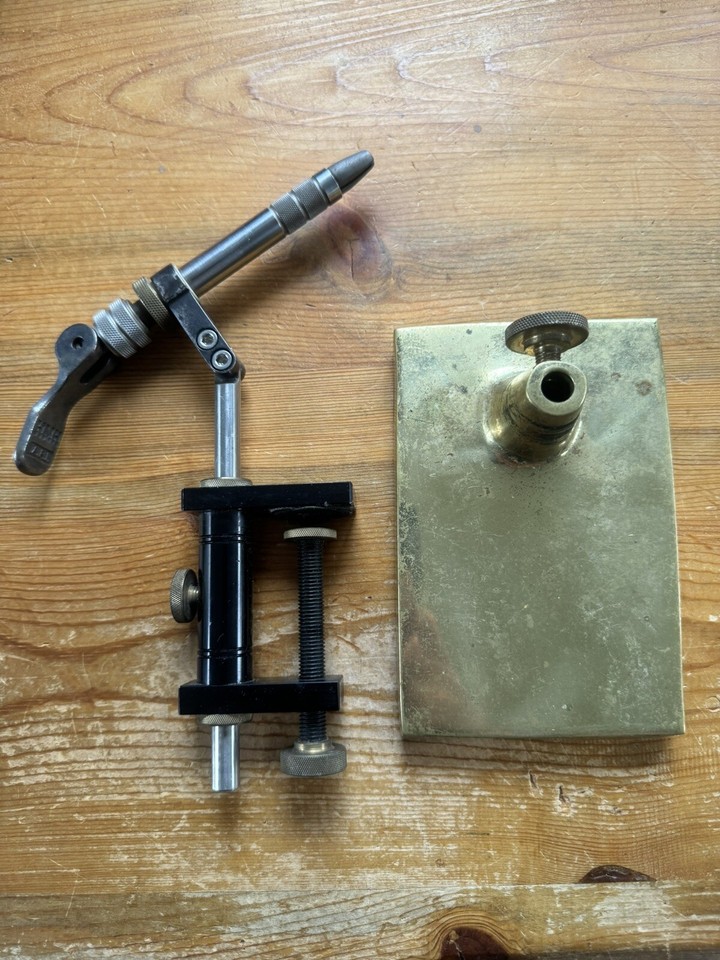 HMH API Fly Tying Vise W/ Brass Base ( J. Weaver & Son ) Engraved | eBay