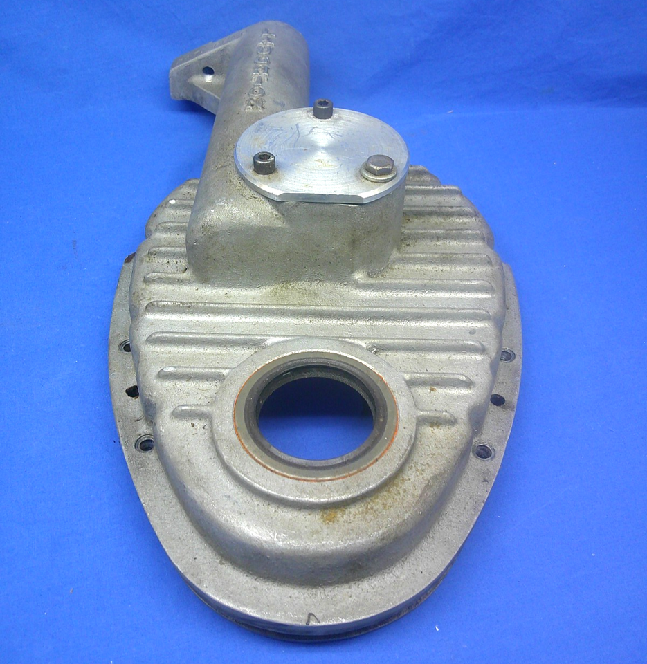 Vintage Gasser Laughton Front Mount Distributor Aluminum Timing Cover ...