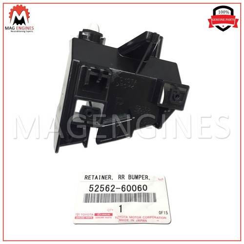 52562-60060 GENUINE OEM RETAINER, REAR BUMPER, UPPER RH 5256260060 | eBay