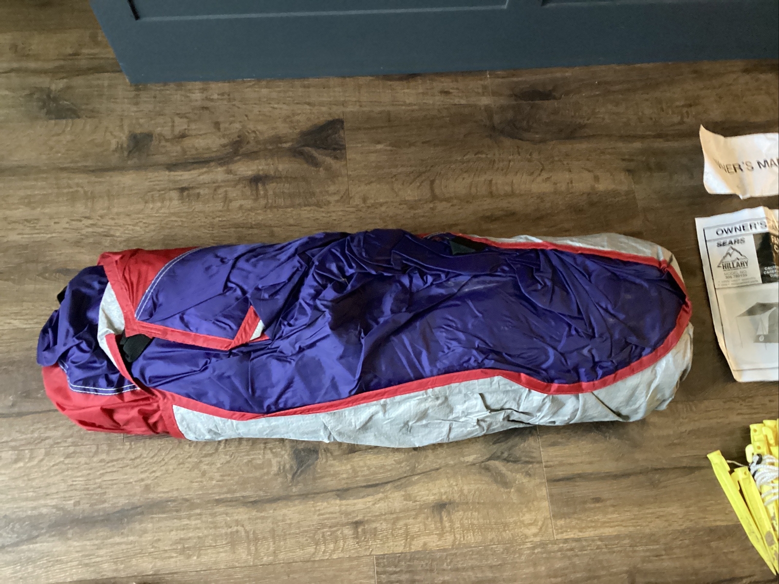 Vintage Sears Edmund Hillary 14ft x 10ft Two Room Cabin Tent In Box ...