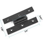 10 Pcs Black Offset H Hinges 3.5" H Door Hinge Wrought Iron Kitchen ...