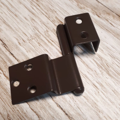 5 Pairs Campervan hinges Brown, Reimo, for 15mm Cupboard door furniture ...