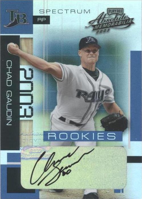 2003 Playoff Absolute Memorabilia - Chad Gaudin #205 Spectrum ...
