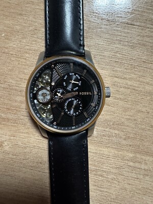 Fossil Twist Multi-Function Black Dial Men's Watch (ME1099) | eBay