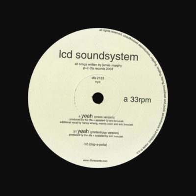 LCD Soundsystem Yeah 12" Vinyl 2004 DFA dfa 2133 M/M | eBay