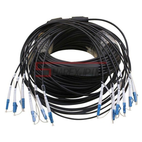 200M LC-LC UPC SM Armored Field TPU 6 Strand Optical Patch Cord Optical ...