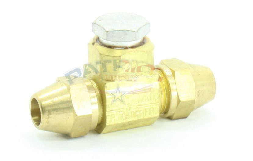 FIROMATIC B105HCV B-105-HCV CHECK VALVE 3/8 Flare x 3/8 Flare - Silver ...