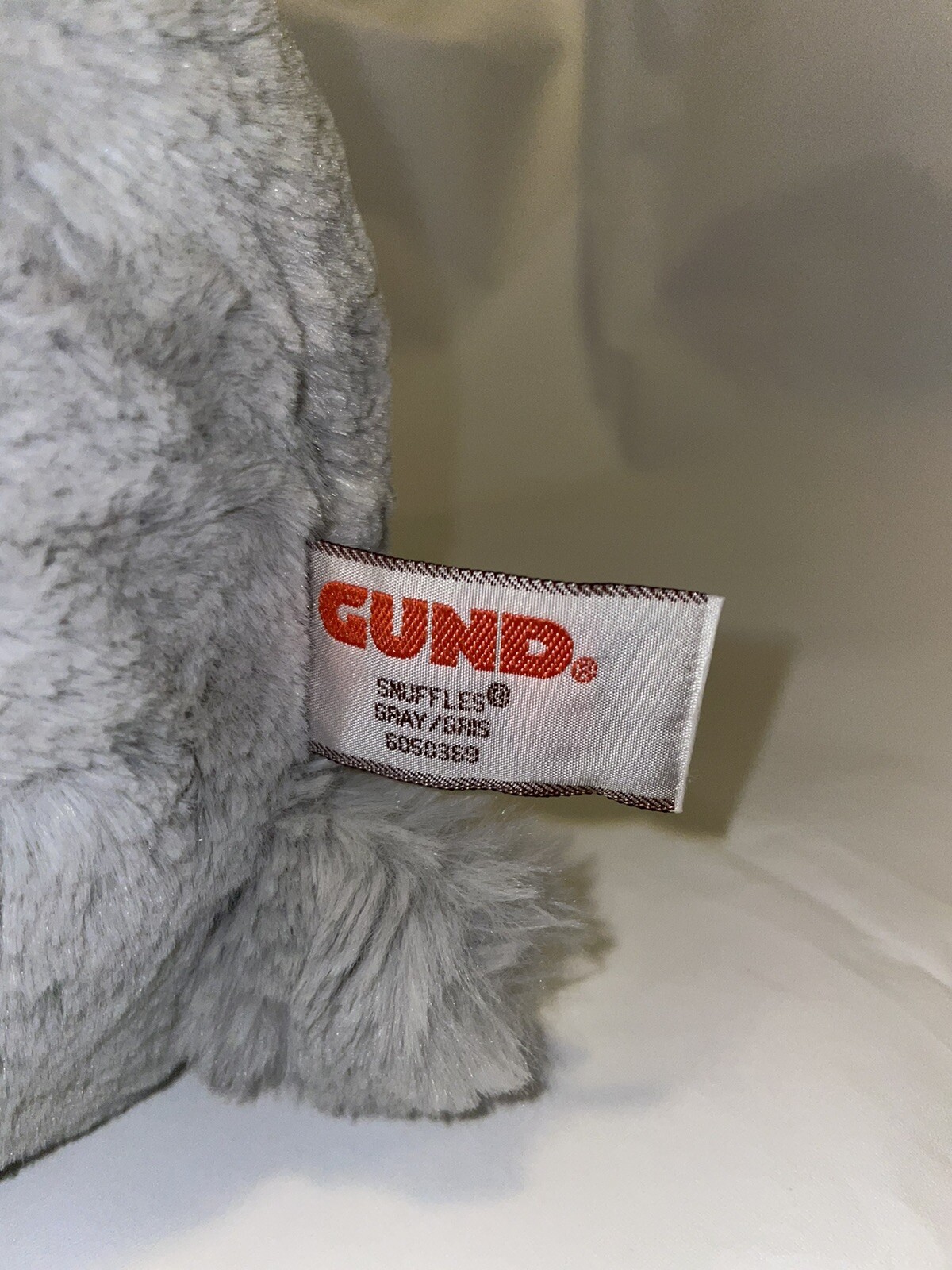 Gund Snuffles Gray Bear Plush Stuffed Animal Toy 6050369 Super Soft 10 ...