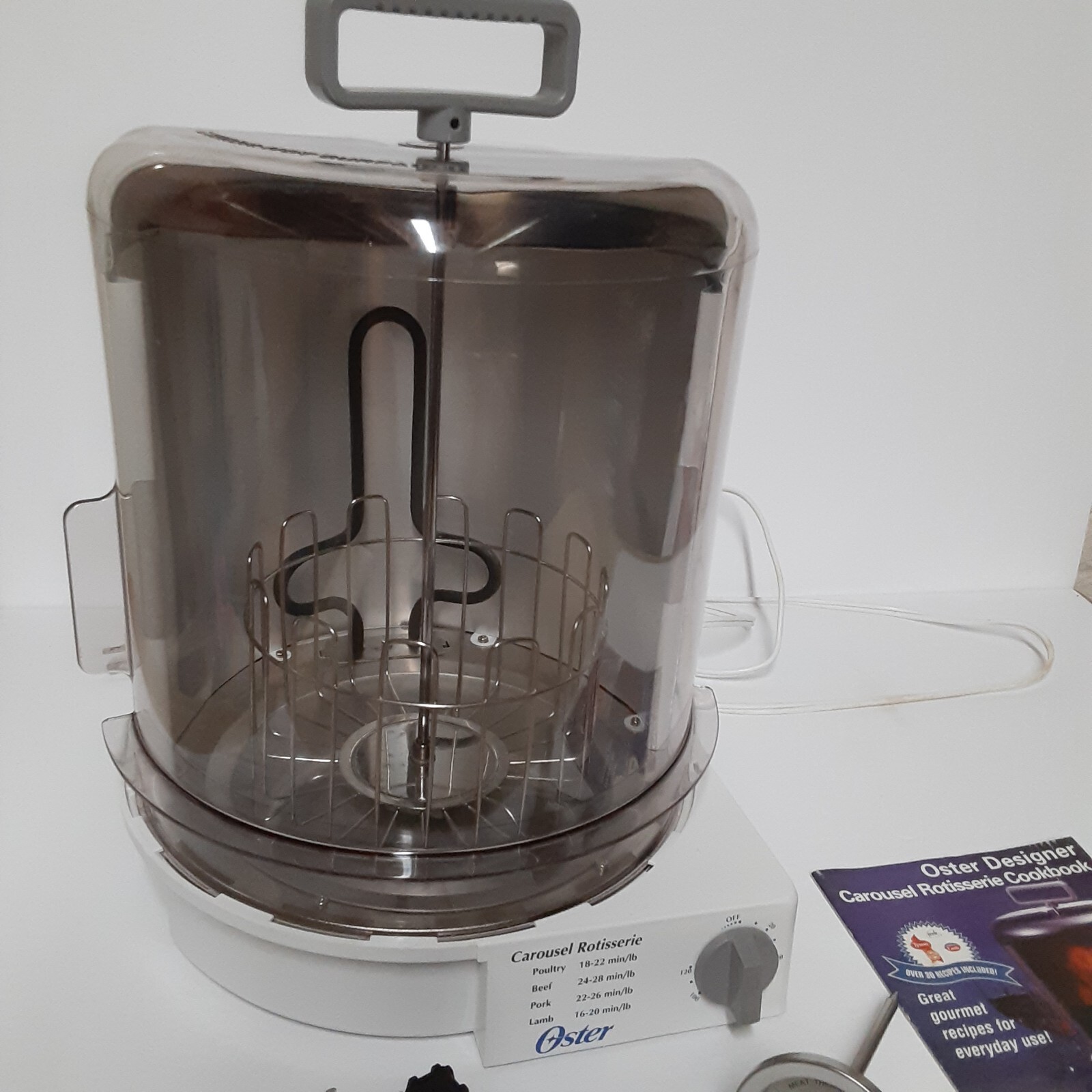 Oster DESIGNER Carousel Rotisserie Model 4783 Vertical Sunbeam NOS Auto ...